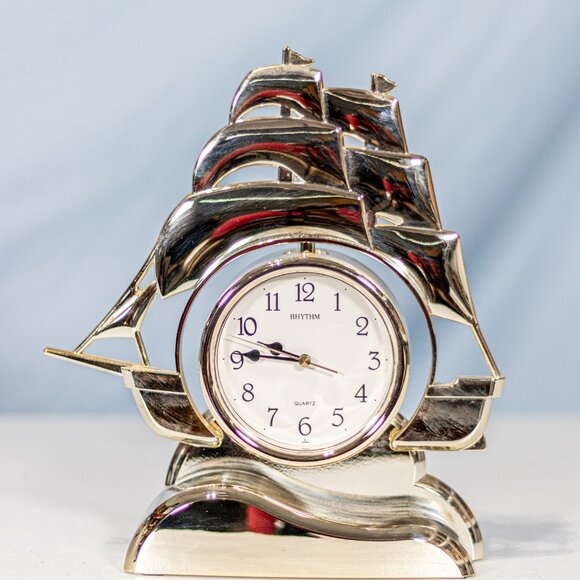 Accents | Rhythm Rocking Ship Mantel Clock | Poshmark